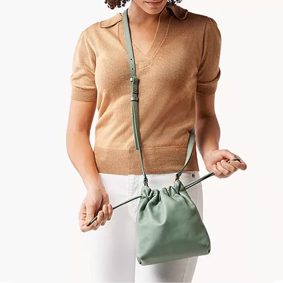 Fossil | Bags | Fossil Gigi Small Drawstring Crossbody Bag | Poshmark